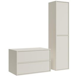 Badplaats Badm&ouml;bel-Set, Kaschmir, Holz, Rechteckig, 80x49x46 cm, Badezimmer, Badezimmerschr&auml;nke, Waschbeckenunterschr&auml;nke