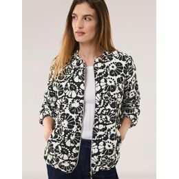 Walbusch Blouson Blumenjacquard