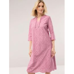 Walbusch Kleid Lochstickerei