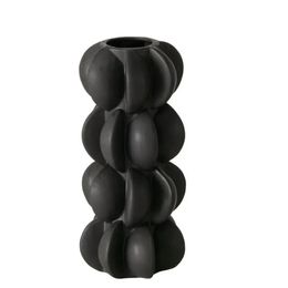 Boltze Vase Meritt Schwarz ca. 26 cm
