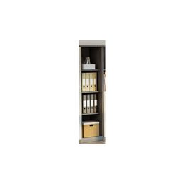 Nowy Styl Regalschrank E10 MS Slate ca. 40x45x155 cm (4 Ordner h&ouml;hen)