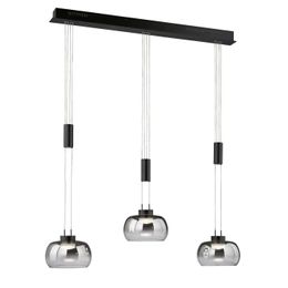 Fischer und Honsel F&H Leuchtenserie, 98 x 22 cm Sandschwarz