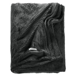 Tom Tailor Plaid Anthrazit ca. 140x190 cm