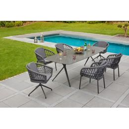 LC Garden Esstisch Bari ca. 240x100x75 cm Alu Anthrazit