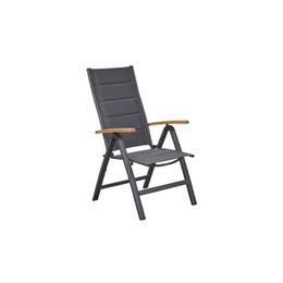 LC Garden Klappsessel Unicamo ca. 61x75x112 cm Anthrazit
