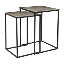 Richmond Interiors Coffee table Finn set of 2 (Champagne gold)