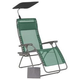 Lafuma Gartenliegestuhl Zen Foret/Grau ca, 70x85-162x82-115 cm
