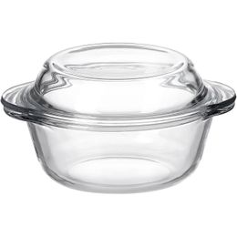 Ritzenhoff & Breker Ritzenhoff Auflaufform Cucina 1 l mit Deckel Klar