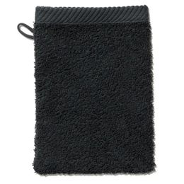 Kela Waschhandschuh Ladessa ca. 15x21 cm schwarz