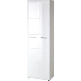 Germania Garderobenschrank Adana Wei&szlig; ca. 59x197x37 cm