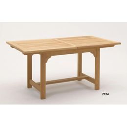 LC Garden Gartentisch Riva ca. 180-(230/280)x100x75 cm Teak rechteckig