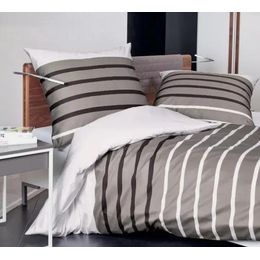 Janine Design Bettw&auml;sche 155x220 cm Palermo gestreift