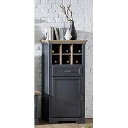 Innostyle Stauraumelement Jasmin 1LG9GH04, Graphit MDF/Eiche Artisan Nachbildung BxHxT ca.66x136x42 cm