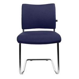Topstar Besucherstuhl Visit 20 blau ca. 45x48x45 cm