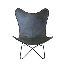 LC Garden Butterfly Ledersessel Gr&uuml;n 70x90x75 cm
