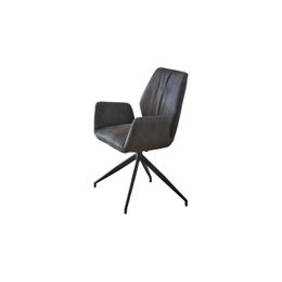 NIEHOFF SITZM&Ouml;BEL Niehoff Design-Armlehnstuhl Windhoek Anthrazit