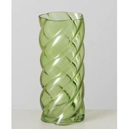 Boltze Vase Curvo Gr&uuml;n 30 cm