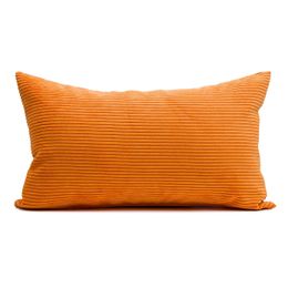 G&ouml;zze Capri Kissen Feincord-Optik Orange 30x50 cm