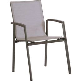 Stern Gartenstuhl stapelbar New Top Anthrazit/Silber