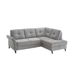 Steinpol Eckkombination Varese grau ca. 219-230x170 cm -mit Funktionen-