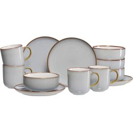 Ritzenhoff & Breker Ritzenhoff Fr&uuml;hst&uuml;cksset Portofino 12-tlg. Grau