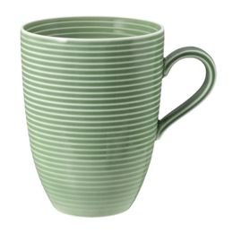 Seltmann Weiden Seltmann Becher mit Henkel 0,35 l Salbeigr&uuml;n mit Relief