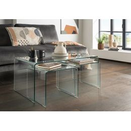 Concept Couchtisch Diana Klarglas 2-teilig