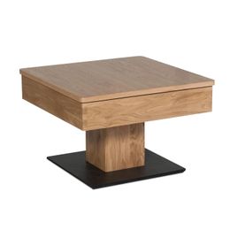 Vierhaus Funktions-Couchtisch Wildeiche ca. 67x43(-61)x67 cm