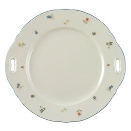 Seltmann Weiden Seltmann Kuchenplatte rund mit Griff Marie Luise Streublume 27x26