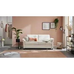 Hukla Comfortbetten Interliving 4700 Schlafsofa Type 120L&Auml;, Bezug Cyber natur, Metallfu&szlig; schwarz, Liegefl&auml;che 120x200 cm