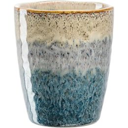 Leonardo Keramikbecher MATERA Blau/Beige 300 ml
