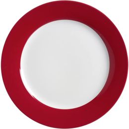 Ritzenhoff & Breker Ritzenhoff Speiseteller Doppio 27 cm Rot