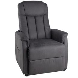Duo Collection TV-Sessel Delphi Mikrofaser Anthrazit