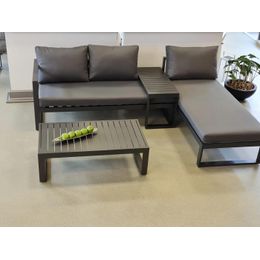 Best Freizeitm&ouml;bel Best Lounge-Gruppe Navarino 4-tlg. Anthrazit