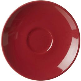 Ritzenhoff & Breker Ritzenhoff Espresso-Untertasse Doppio 12 cm Rot