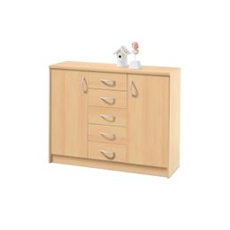 Bega Consult OPTIMUS Kommode 7 Buche NB BHT ca. 109x 86x35 cm