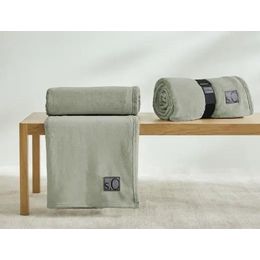 Ibena S.Oliver Kuschelsoft Decke Salbei 150x200 cm