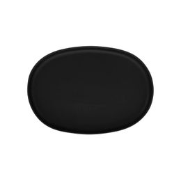 Creatable Servierplatte oval Uno Schwarz 33 cm