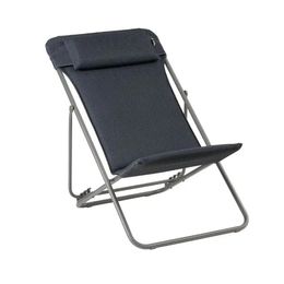 Lafuma Liegestuhl Dunkelgrau/ Grau ca, 62x76-82x77-91 cm