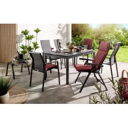 Stern Tisch ca. 160x90x73 cm Classic Aluminiumgestell in Anthrazit/Silverstar Slate