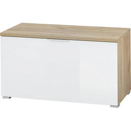 Germania Schuhbank 3972 242 Navarra Eiche Nb./wei&szlig;