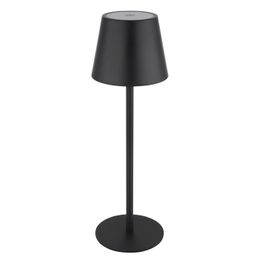 Globo Akkuleuchte Vannie I schwarz matt 11,50x36,00