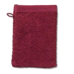 Kela Waschhandschuh Himbeerrot 15x21 cm.