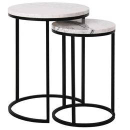 Richmond Interiors End table Lexington set of 2 (White)