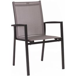 Stern Stapelsessel New Levanto Anthrazit/Silber