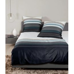 Janine Design Bettw&auml;sche-Set Platin 155x220 cm