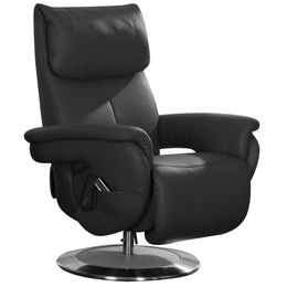 himolla Relax-Sessel Easy Swing Leder Schwarz breite Variante