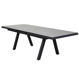 LC Garden Ausziehtisch Sondrino ca. 200-260x100x75 cm Beton-Optik/Anthrazit