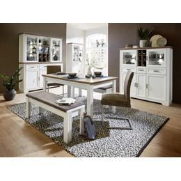 Innostyle Buffet-Aufsatz Jasmin 1LG9UH23, Pinie hell MDF/Artisan Eiche Nachbildung, BxHxT ca.166x103x42 cm, inkl. LED Beleuchtung