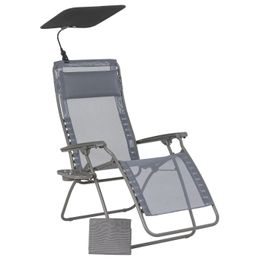 Lafuma Relaxstuhl Zen Silex/Grau ca. 70x85-162x115 cm